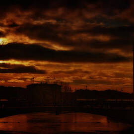 Carrying the cross under the dark sky Photograph by Ramon Martinez - Fine Art America