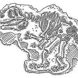 fossil coloring pages printable