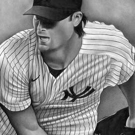 Jeter Drawing by Jerry Winick - Fine Art America
