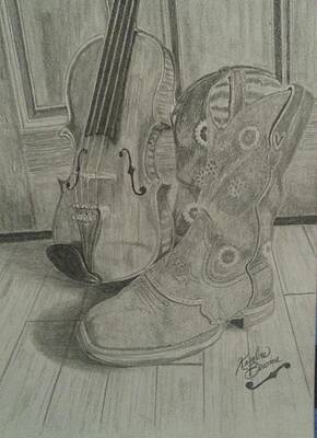Fiddler Drawings - Fine Art America