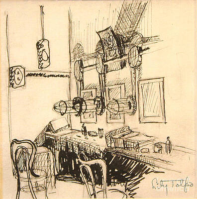 Backstage Drawings - Fine Art America