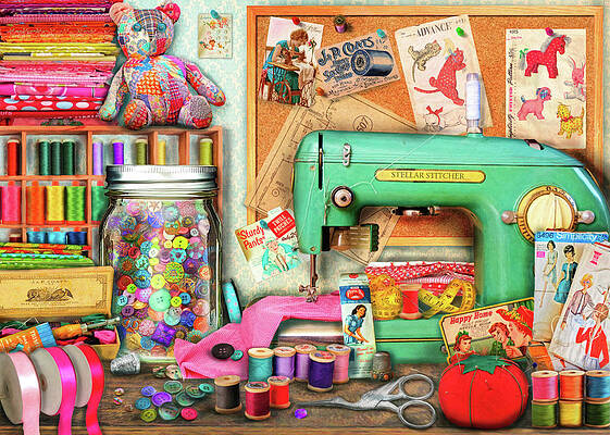 Sew Paintings - Fine Art America