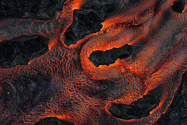 Magma Wall Art | Pixels