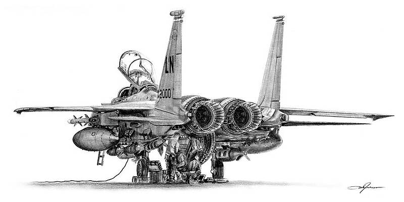 F 15 Drawing