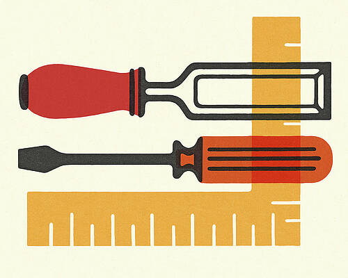 Star Screwdriver Drawing