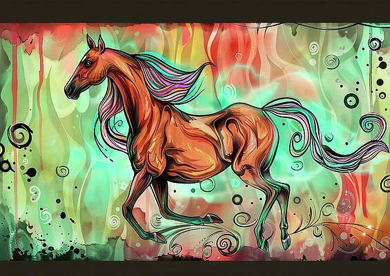 saddlebred coloring pages