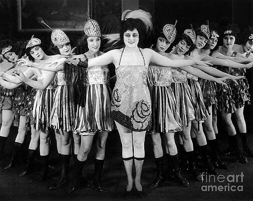 1920s Flapper Girl Dancing