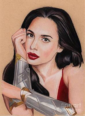 Gadot Drawings - Fine Art America
