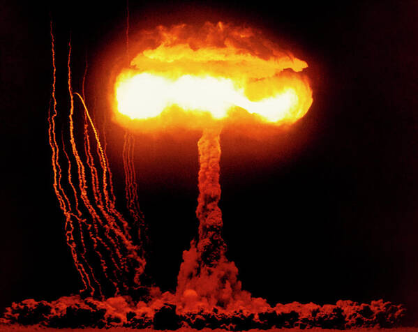 Atomic Bomb Explosion Art Print by Us Department Of Energy/science ... Atomic Bomb Explosion Art Print by Us Department Of Energy/science ...