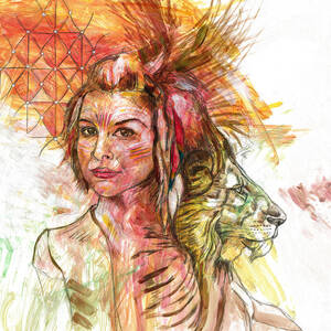 Emerald Wisdom Painting by Elizabeth D'Angelo - Fine Art America