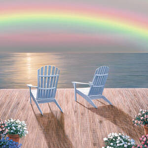 Paradise Sunset Painting by Diane Romanello - Fine Art America