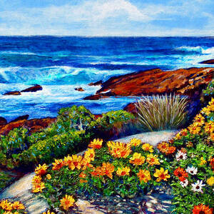 Beach Houses at Fish Hoek Painting by Michael Durst - Fine Art America