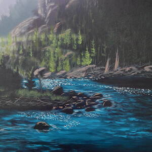 Winter Bliss Painting by Robert Clark - Fine Art America