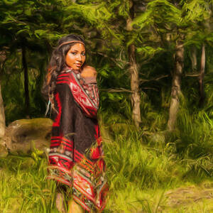 Woodland Tribes Photograph by Edwin Davis | Fine Art America