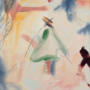 Mondrian Style Christmas Tree Painting by E Gibbons - Fine Art America