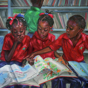 Conversation #4 Painting by Jonathan Gladding - Fine Art America
