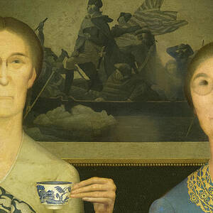 Young Corn, 1931 Painting by Grant Wood | Fine Art America