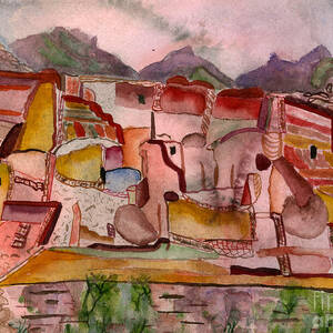 Two Prairie Dogs Painting by L A Feldstein - Fine Art America