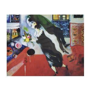 The Birthday Painting by Marc Chagall | Fine Art America